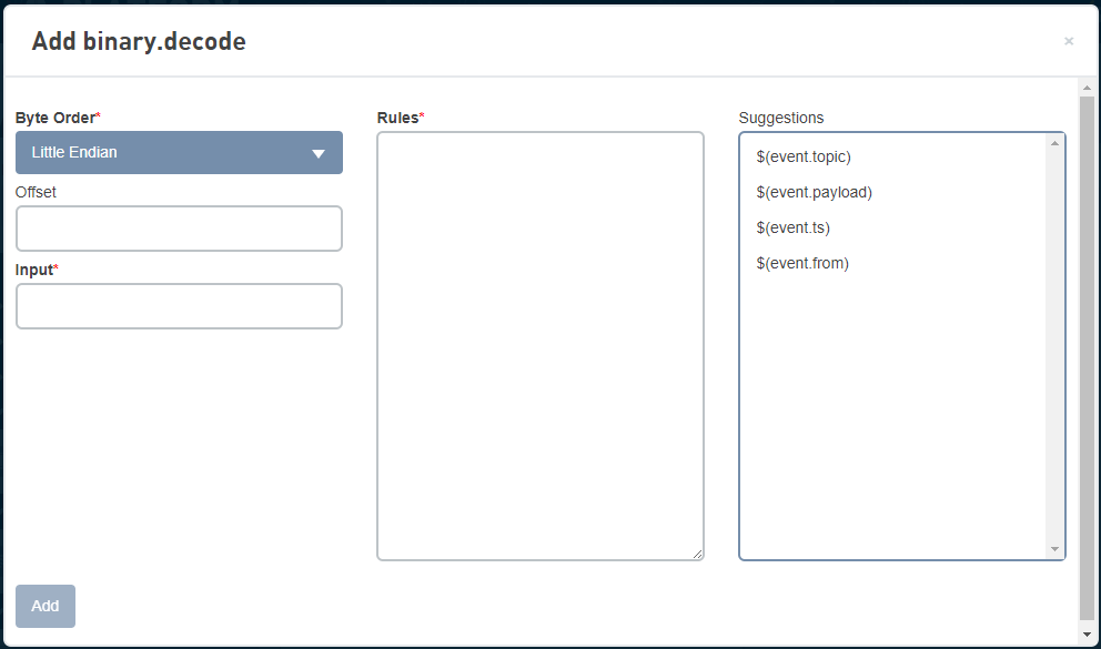 binary.decode action