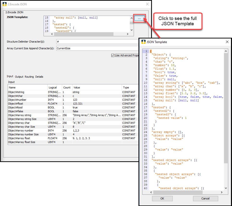 Encode JSON