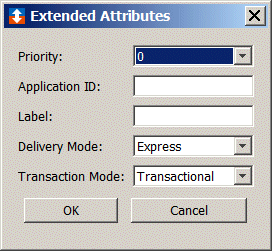 Extended attributes for the MSMQ listener