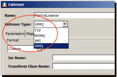 Listener Custom format