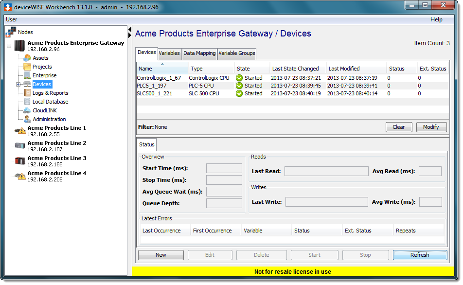 Verifying a Rockwell device configuration