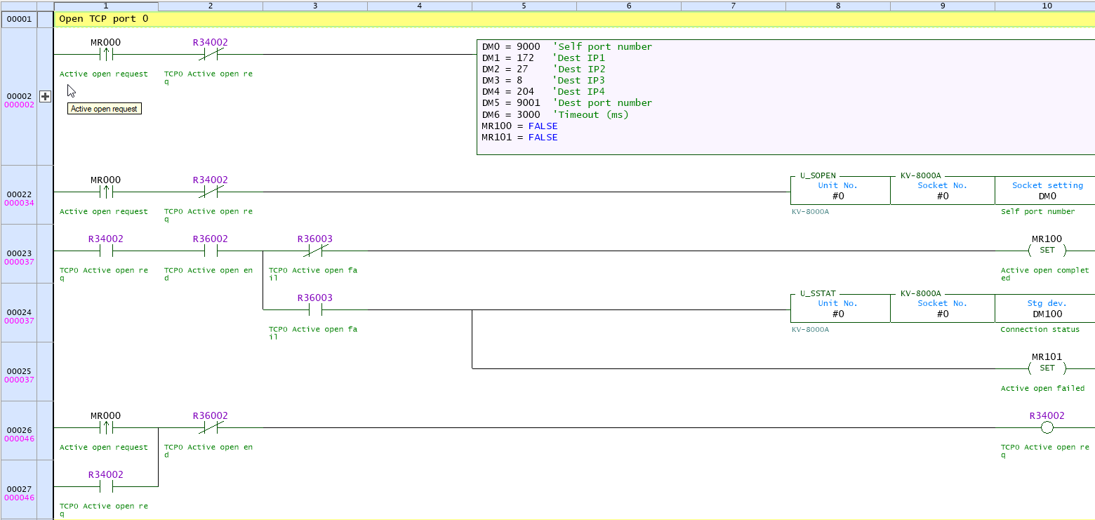 Using the Workbench to Define a Keyence Listener device