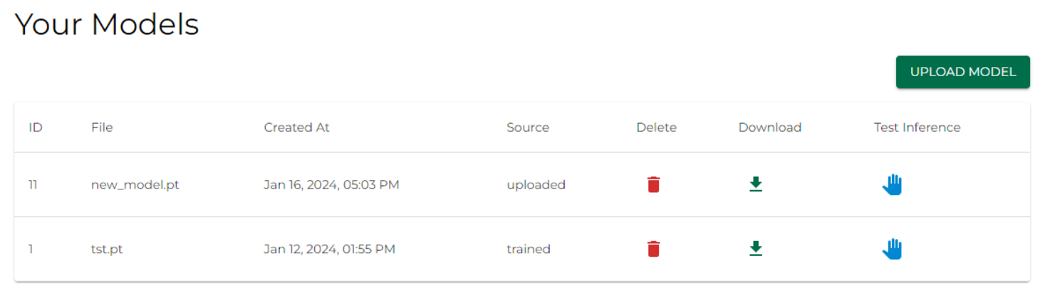 Training Models in deviceWISE Visual Inspection