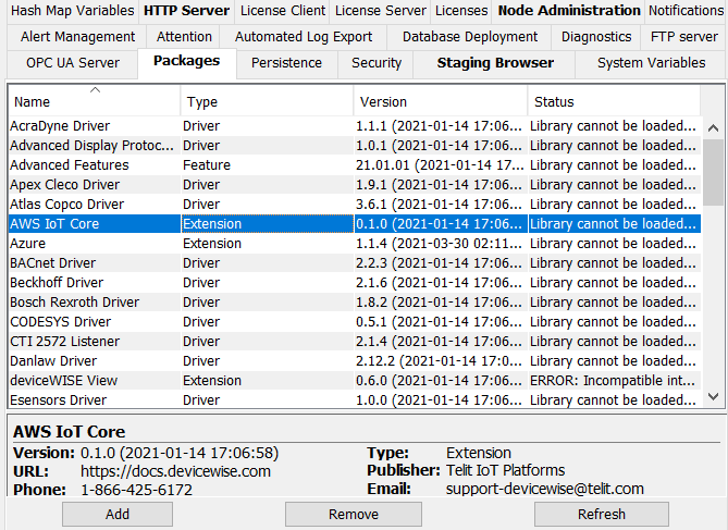 AWS IoT SiteWise Part 2 - Setting up deviceWISE