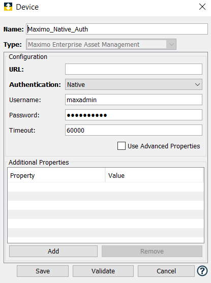 IBM Maximo - Create and Configure Device
