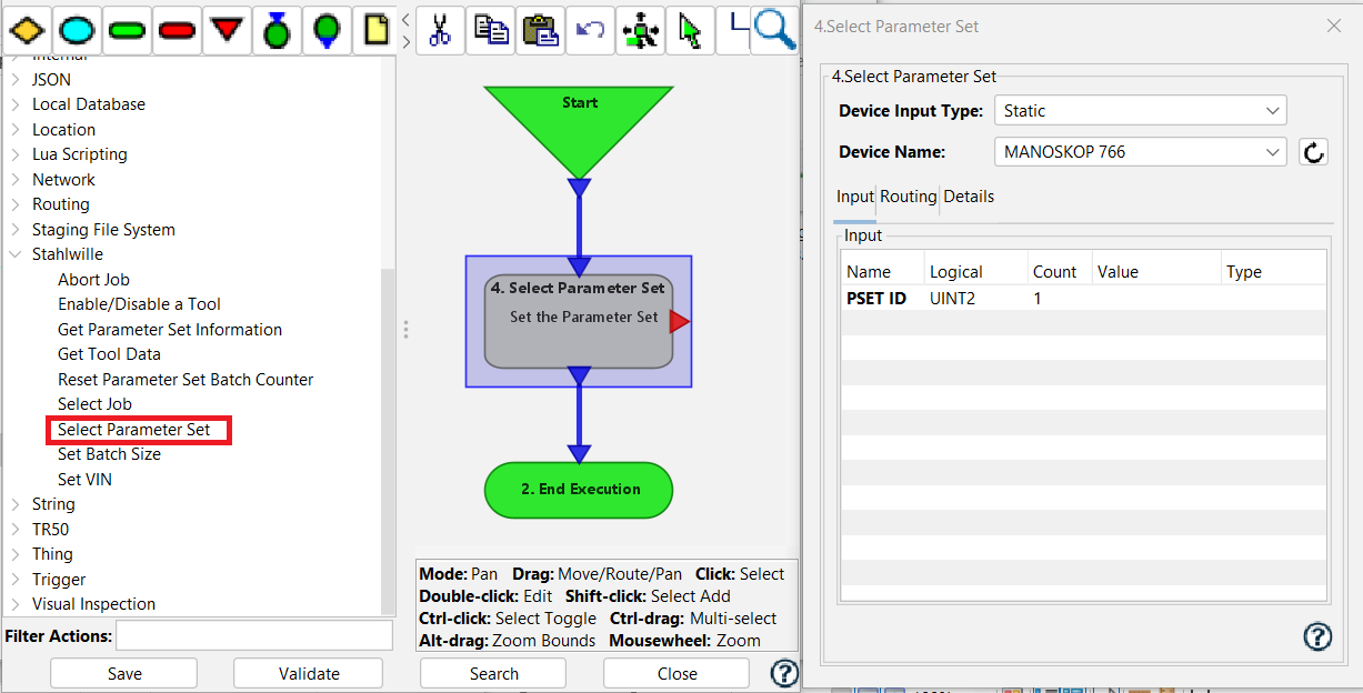 Select Parameter Set