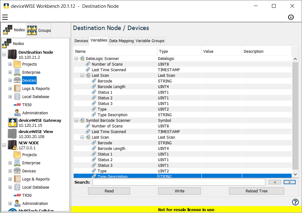 Using The Variables Window To Access Usb Barcode Scanner Variables 3774